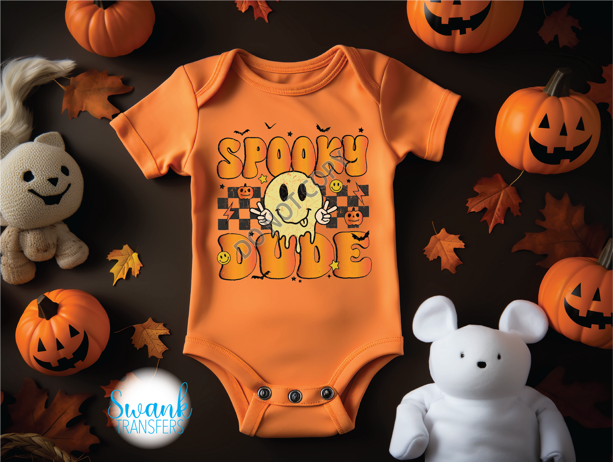Spooky Dude INFANT-ADULT DTF (Direct To Film) Transfer – Swank Transfers