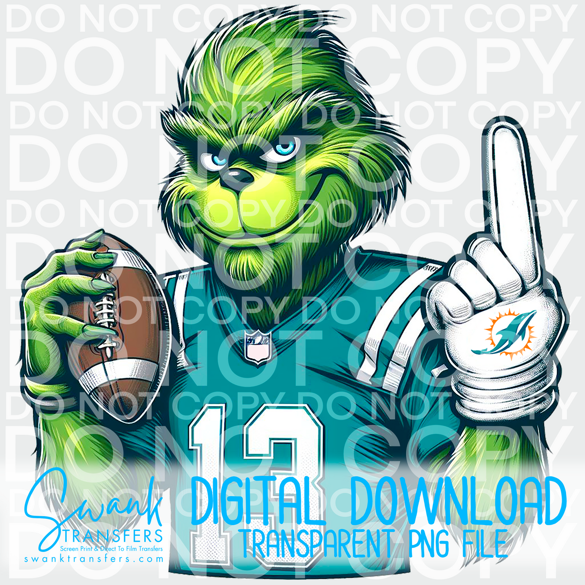 Greenie Team Player - PNG FILE DIGITAL DOWNLOAD – Swank Transfers