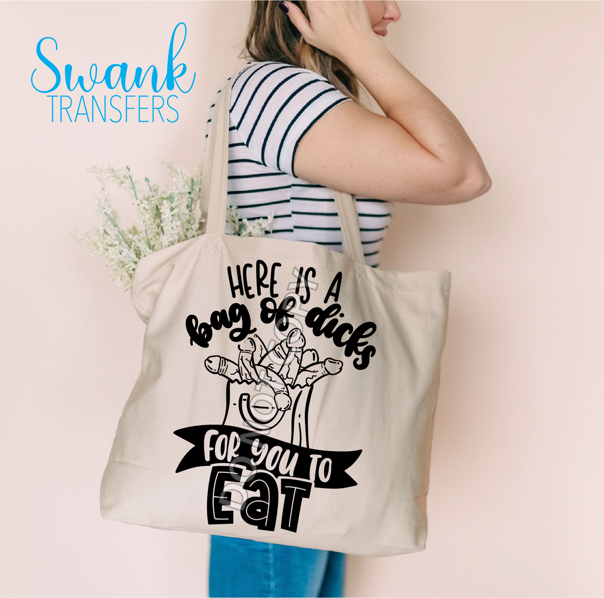 Bag of D*cks Screen Print Transfer RTS - Friday, Feb 11th – Swank Transfers