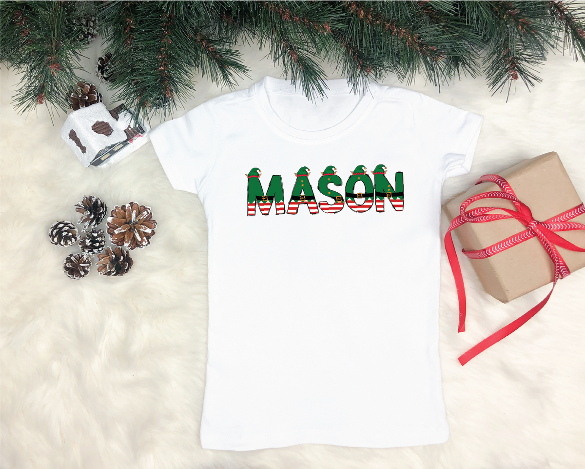 Custom Elf Name Full Color DTF (Direct To Film) Transfer – Swank Transfers