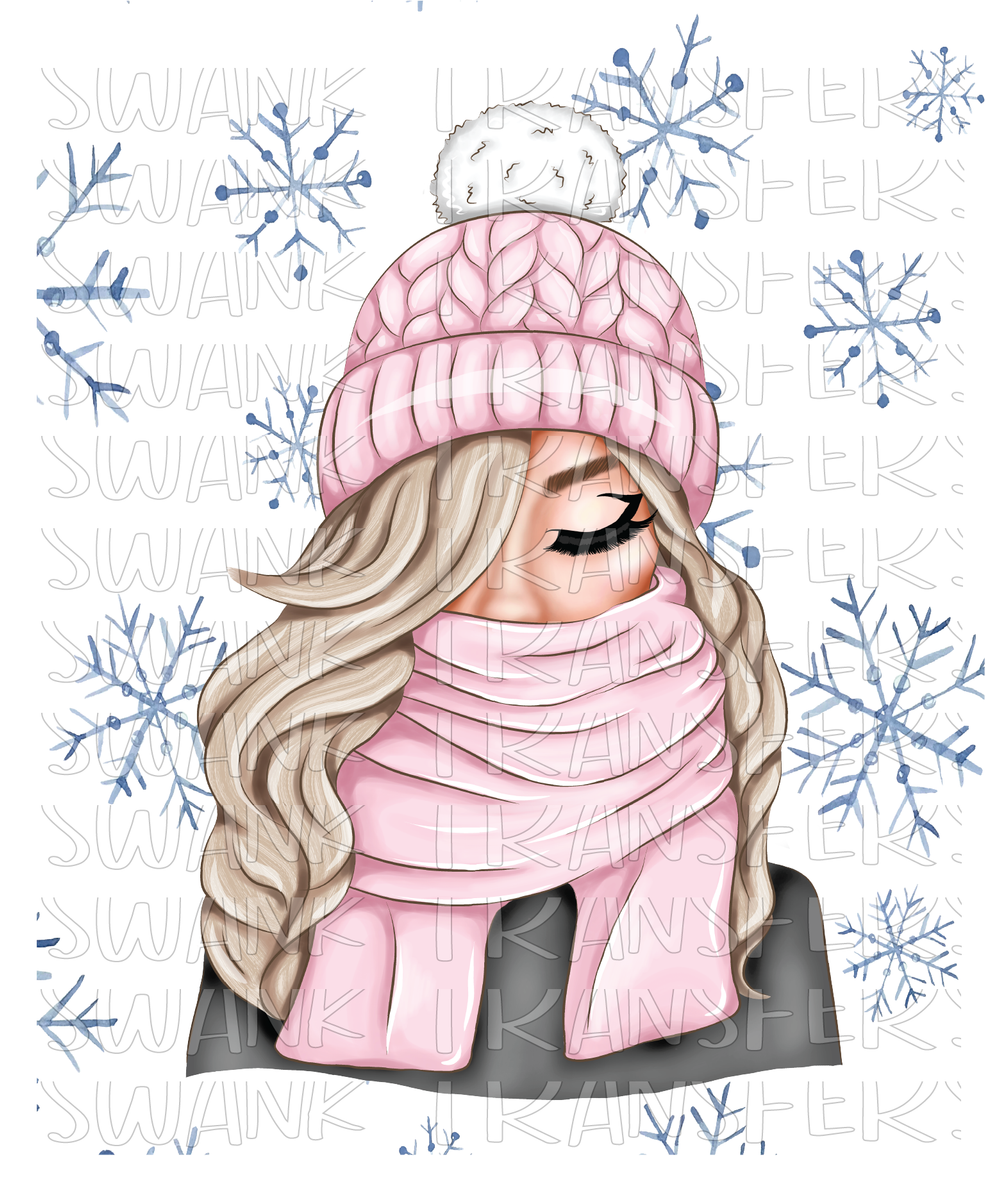Winter Lux Girl - PNG FILE DIGITAL DOWNLOAD – Swank Transfers