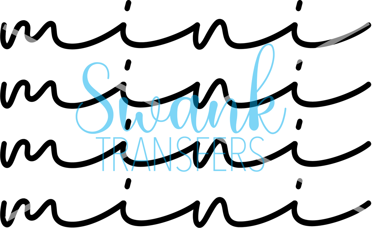 Mini - SVG FILE DIGITAL DOWNLOAD – Swank Transfers